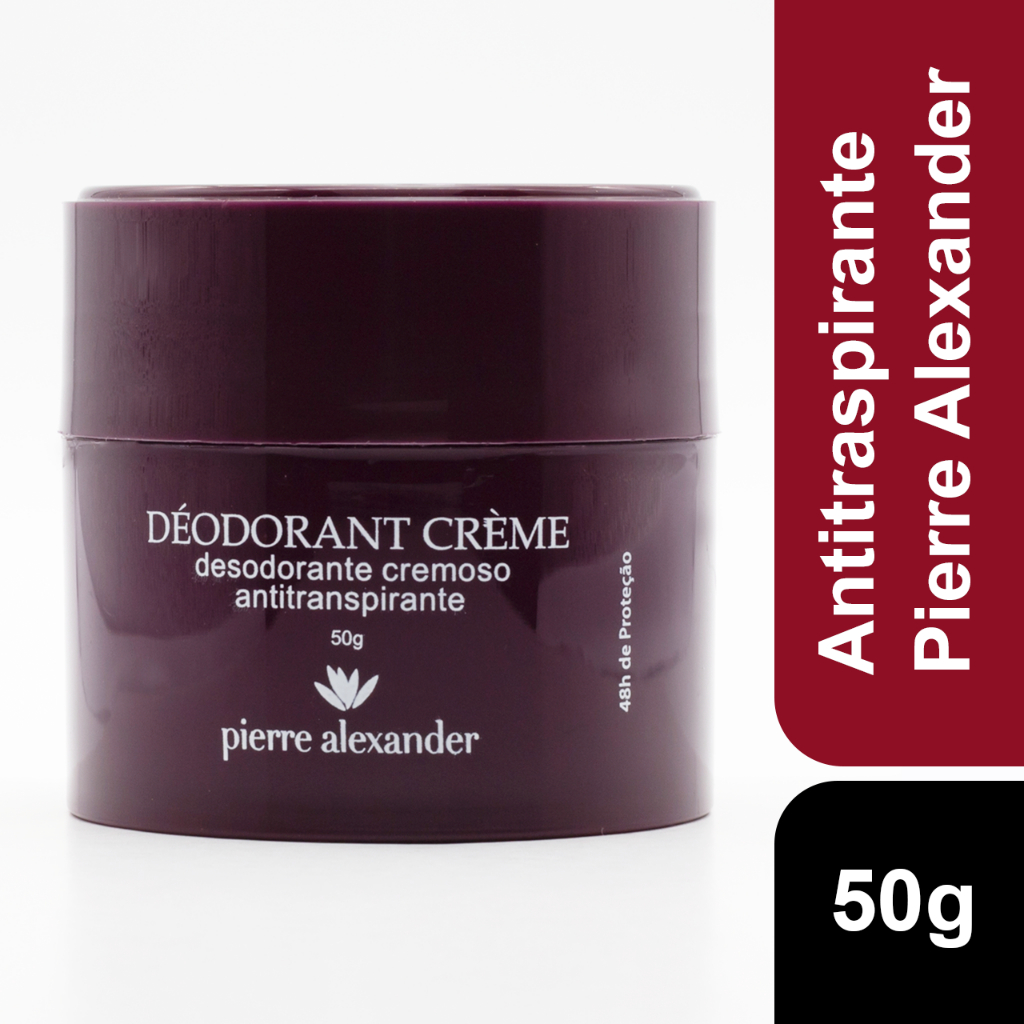 Desodorante Cremoso Antitranspirante Creme com 50g - Pierre Alexander ...
