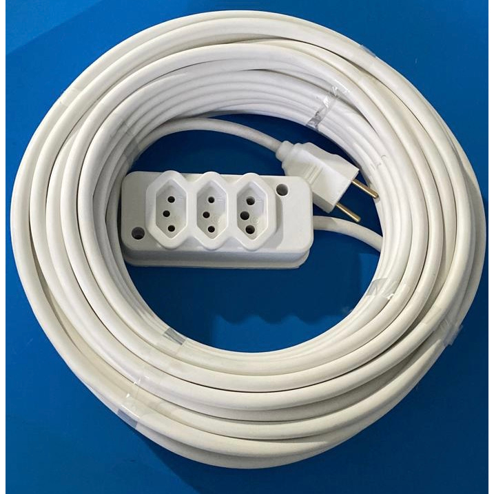 EXTENSÃO CABO PP 2X2.5MM BRANCA | Shopee Brasil