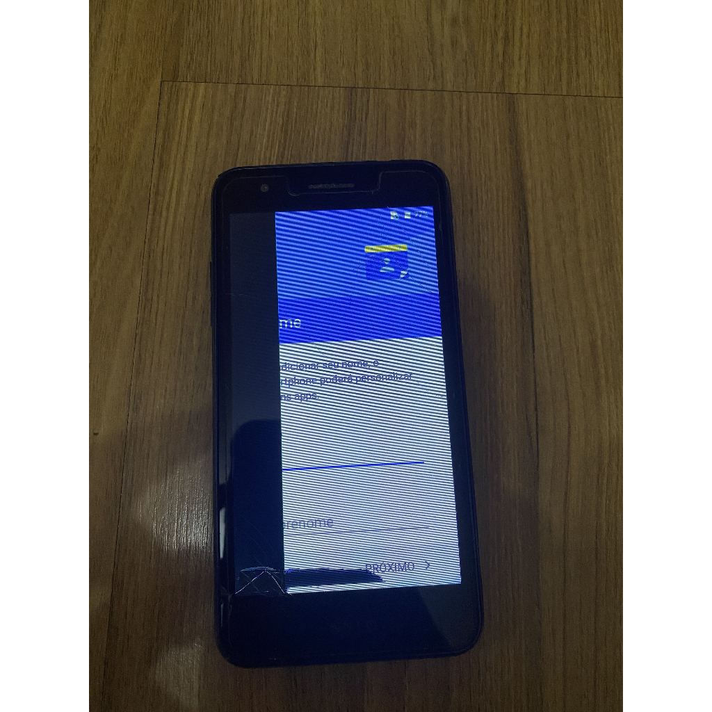 Celular Dual SIM LG K4 Lite X230DSV com a Tela Quebrada | Shopee Brasil