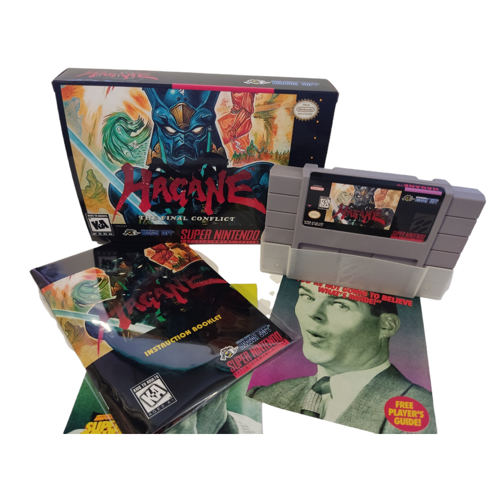 Hagane Super Nintendo Snes novo + Manual + Caixa Completo | Shopee Brasil