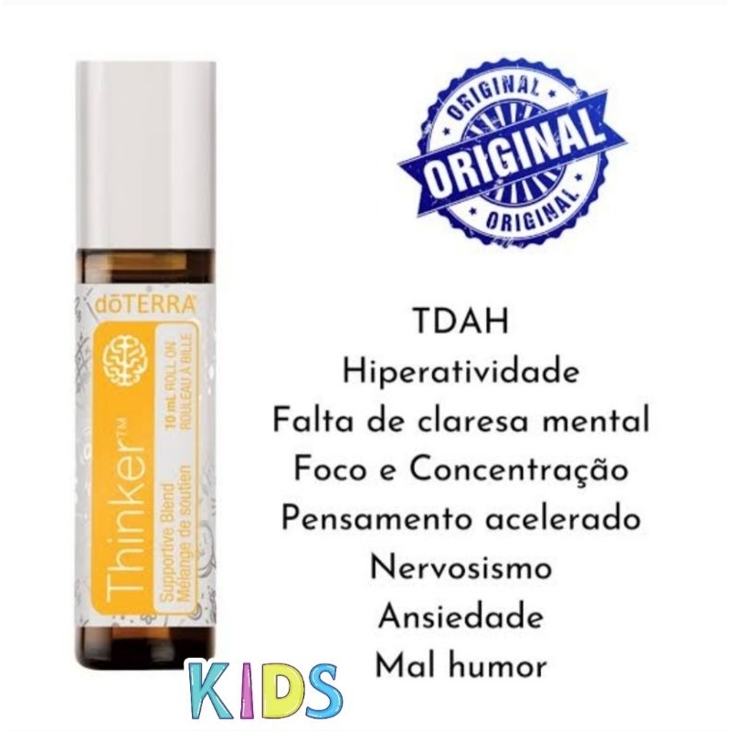 Thinker Óleo essencial Mix atenção- Linha Kids 10ml | Shopee Brasil