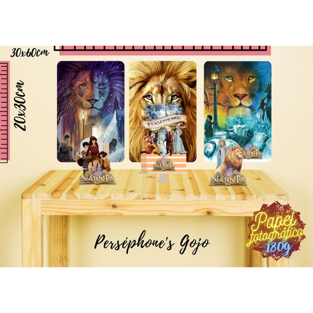 Kit é só um Bolinho Tema As Crônicas de Nárnia | Shopee Brasil