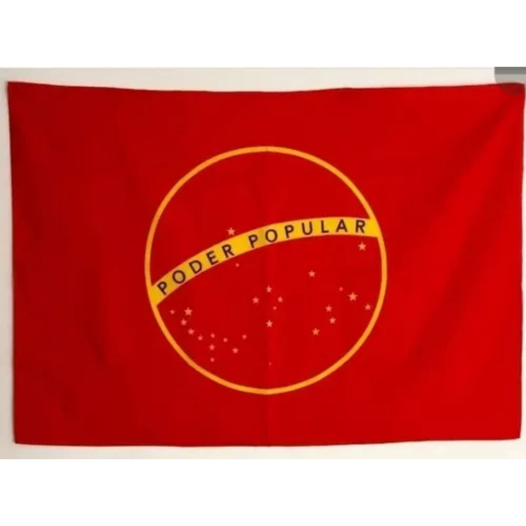 1 Bandeira Do Poder Popular 100x70cm | Shopee Brasil