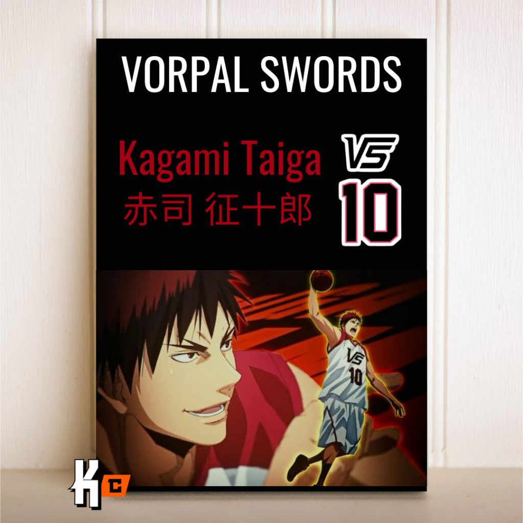 Quadro / Placa Decorativa - Kuroko no Basket - Vorpal Swords / Kagami ...