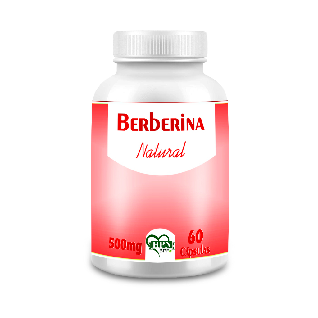 Berberina- berberine natural 60 cápsulas/500mg o melhor | Shopee Brasil