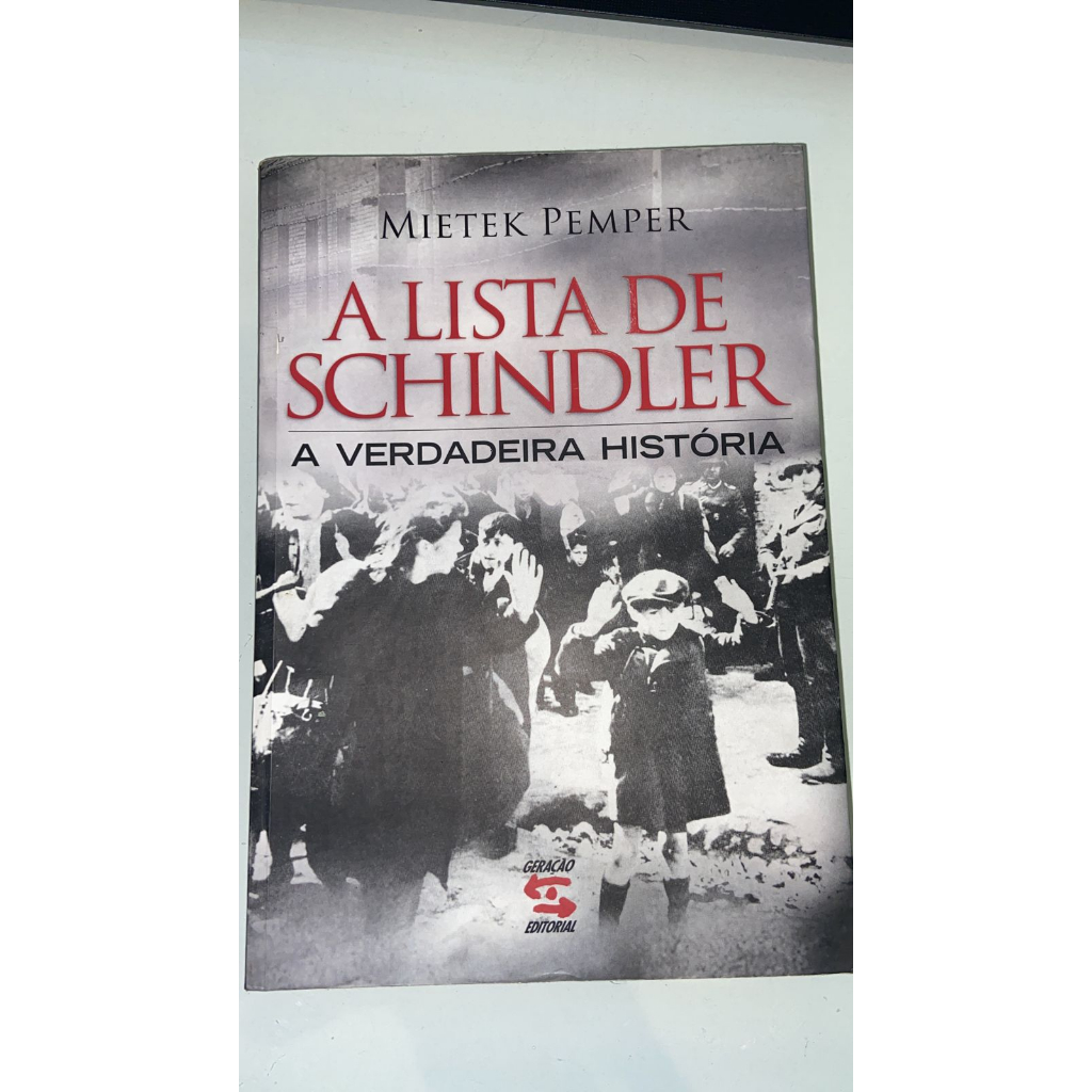 A Lista de Schindler - Mietek Pemper | Shopee Brasil