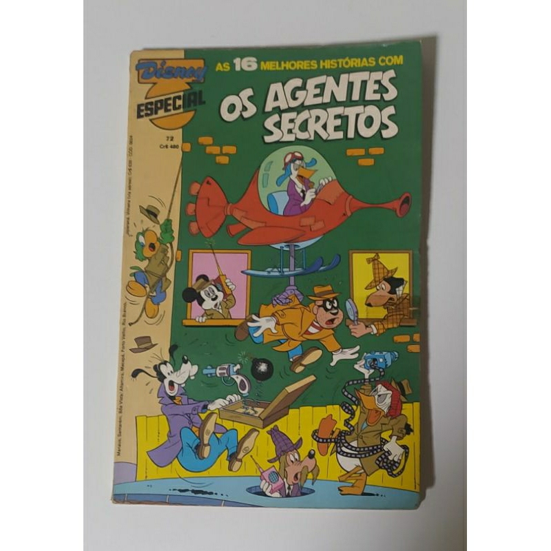 Disney Especial 72 Os Agentes secretos | Shopee Brasil