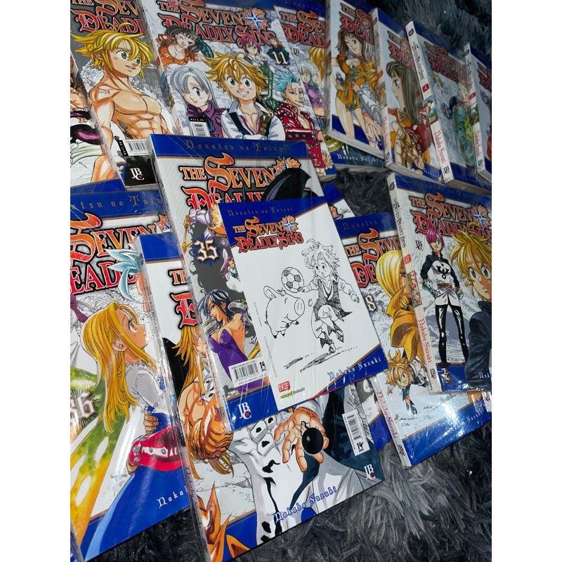 Manga Nanatsu no Taizai Volumes Diversos. | Shopee Brasil