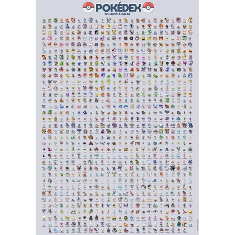 Pôster Pokémon Legends 50x70 cm Bookzine | Shopee Brasil