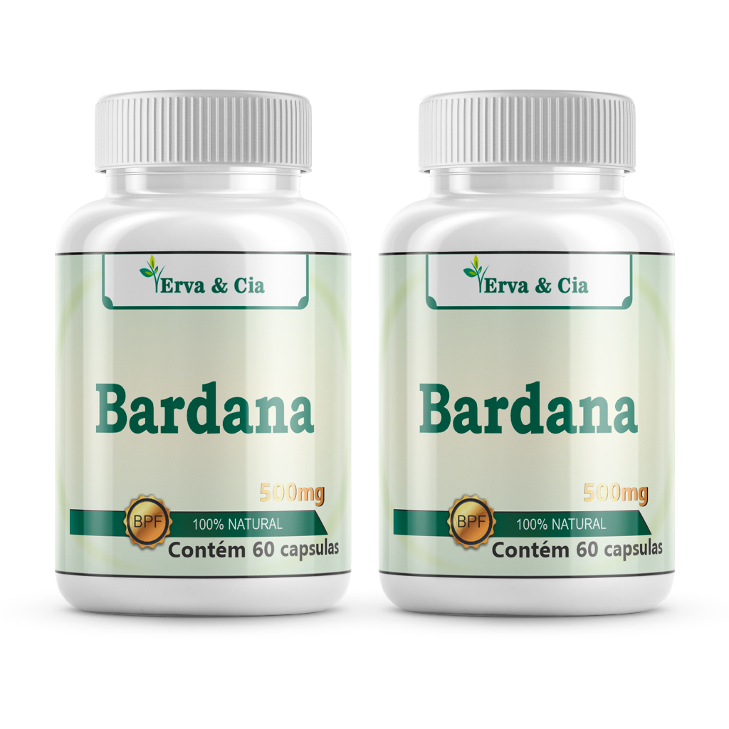 Bardana Em Capsulas De 500 Mg Kit Com 2 Potes 100% Natural | Shopee Brasil