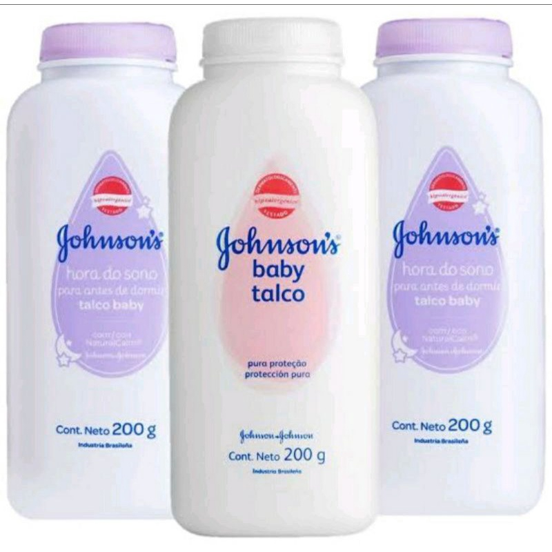 Talco Johnson's, 200g | Shopee Brasil
