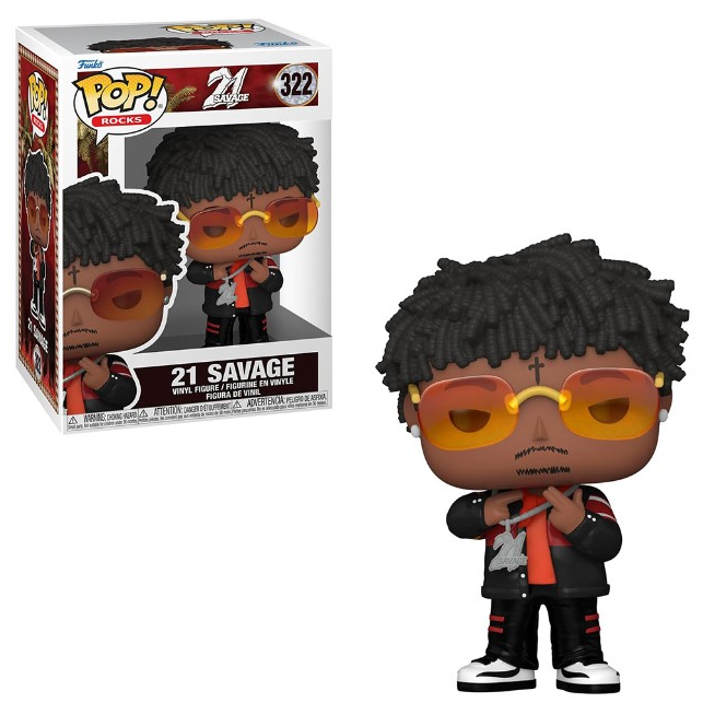 Funko Pop Rocks 21 Savage 322 | Shopee Brasil