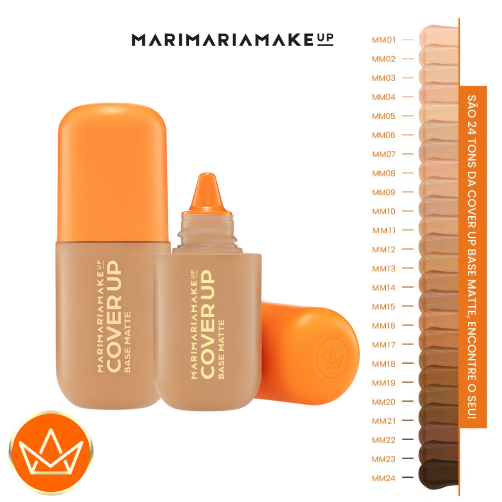 Mari Maria Base Cover Up Base Liquida Matte Escolha sua Cor | Shopee Brasil