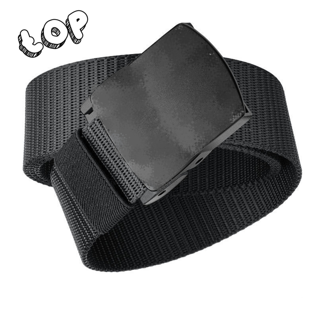 Cinto de nylon multifuncional cinto de fivela de plástico sem buraco ...