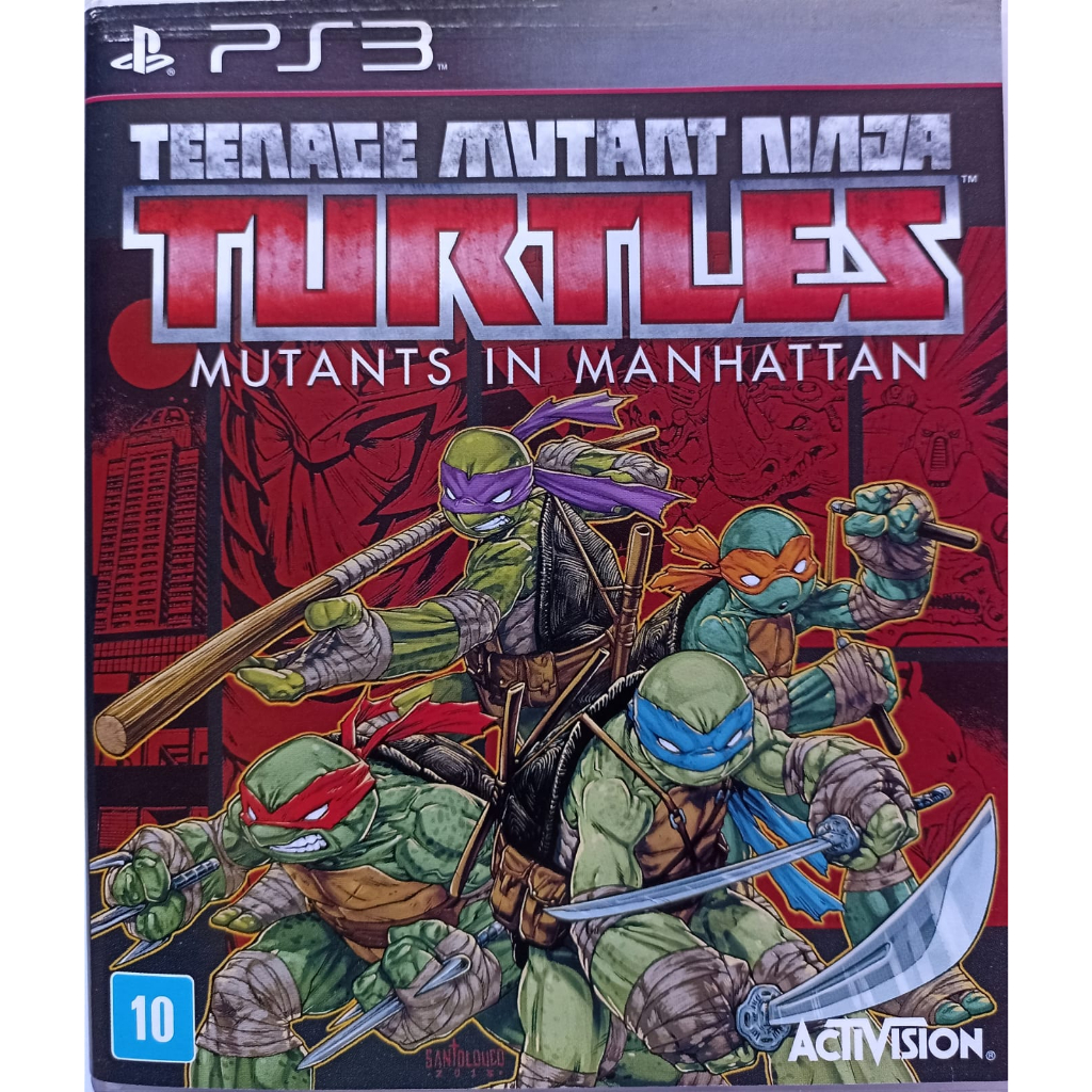 tartarugas ninjas mutantes em Manhattan PS3 Mídia Física Original ...