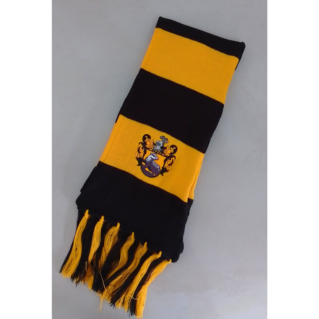 Cachecol Harry Potter Lufa - Lufa Unissex Bordado - Escorrega o Preço