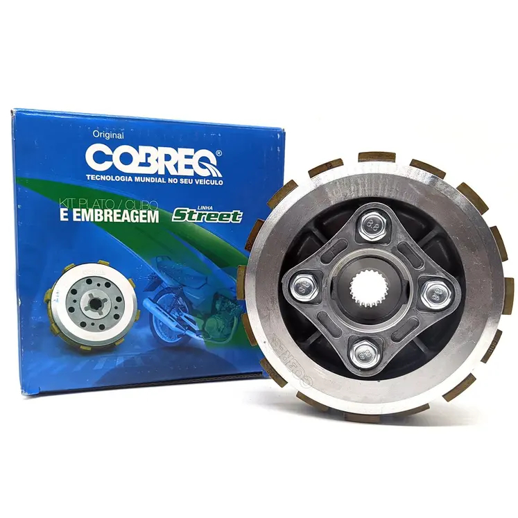 KIT PLATO / CUBO E EMBREAGEM –CG 160, BROS 160 – 0019-KE. | Shopee Brasil