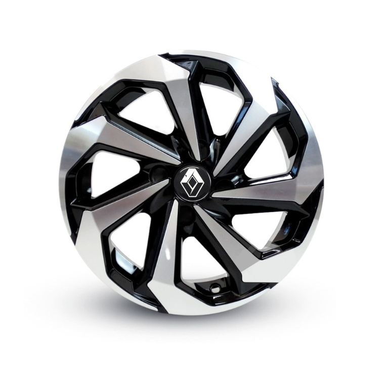 Jogo Kit 4 Calota Aro 13/14/15 Renault Sandero Clio Logan Duster | Shopee Brasil