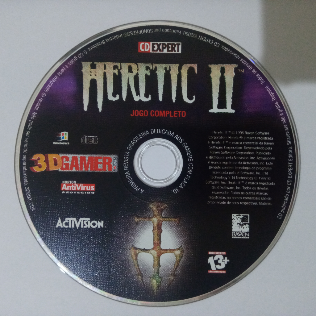 Jogo Heretic 2 Original Cd Expert P/ Pc | Shopee Brasil