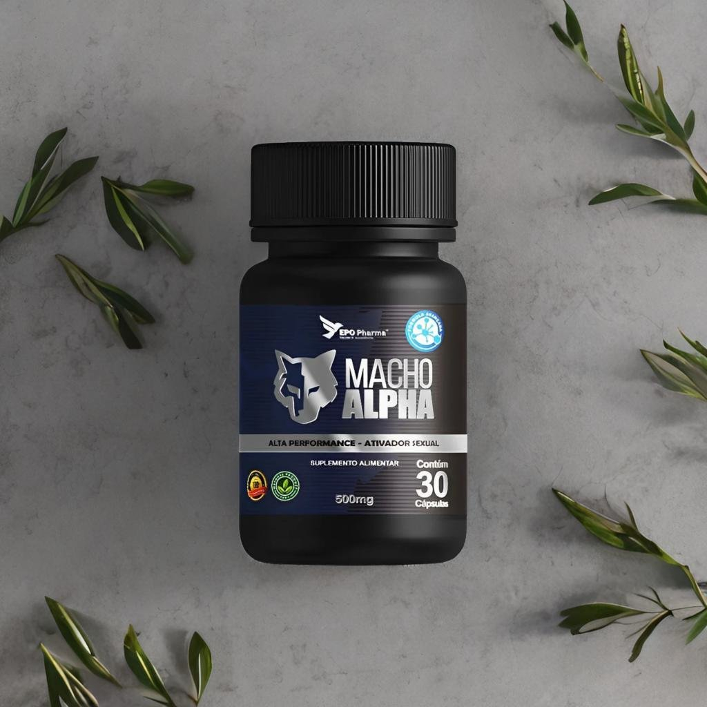 Macho Alpha 30 Caps - Seja um verdadeiro Macho na Cama! Suplemento ...