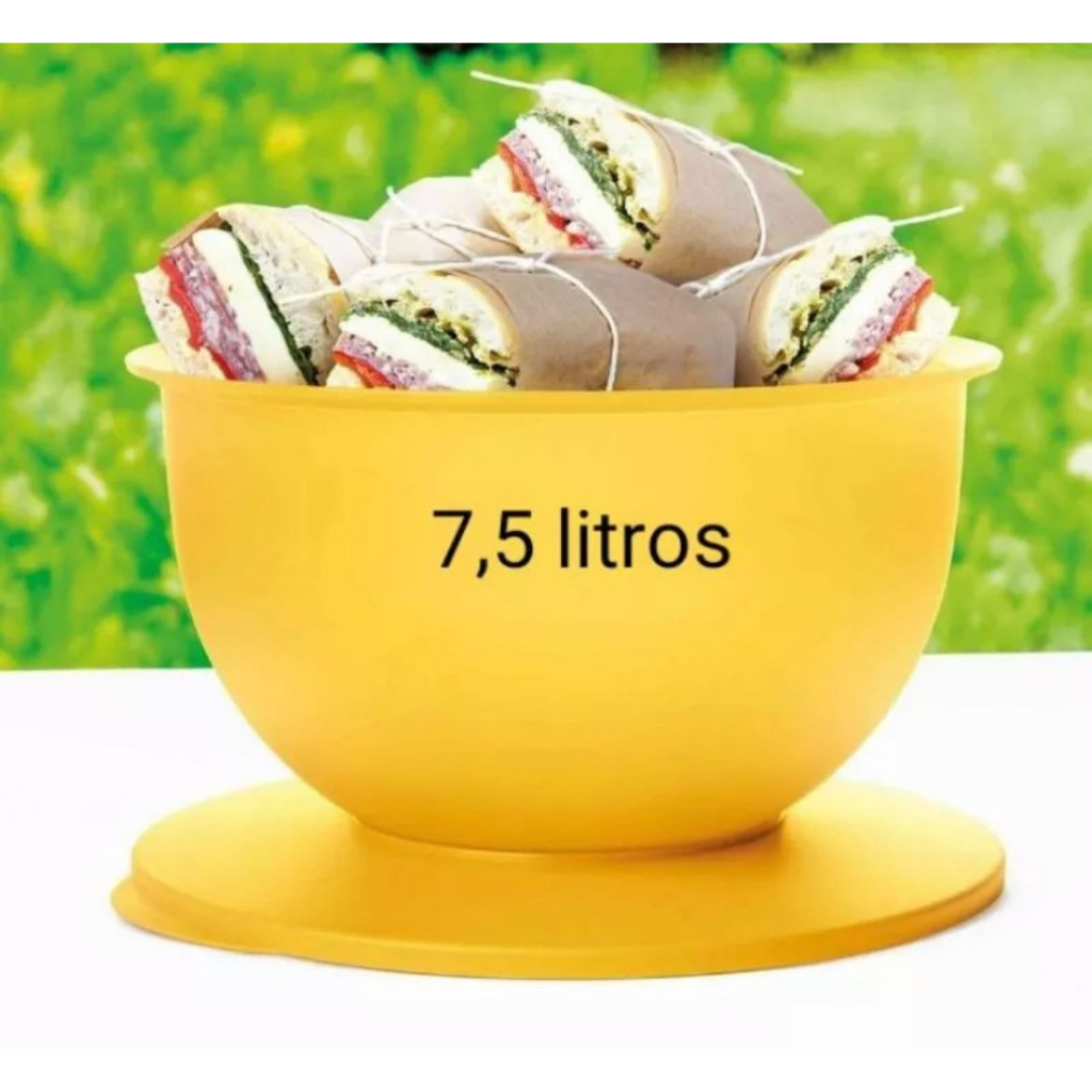 Tigela Murano 7,5 Litros Tupperware/ Tigela murano 2,5 litros | Shopee ...