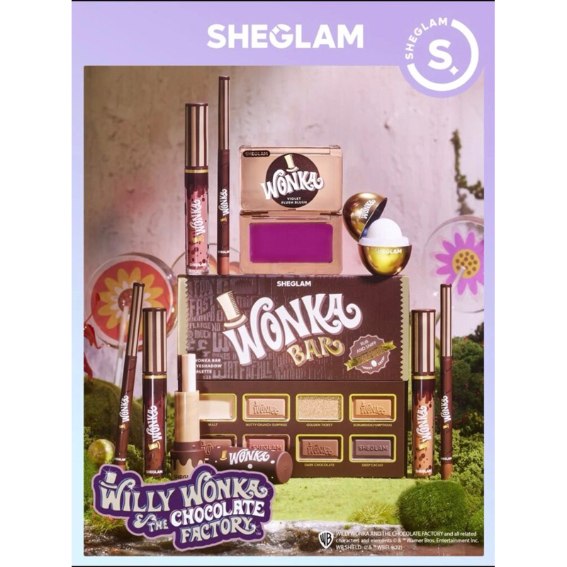 SHEGLAM Willy wonka Kit De Maquiagem Completo | Shopee Brasil