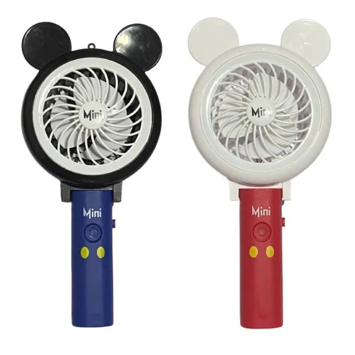 VENTILADOR MINI TEMA ALUSIVO DISNEY MICKEY PORTATIL DE BOLSA DOBRAVEL ...
