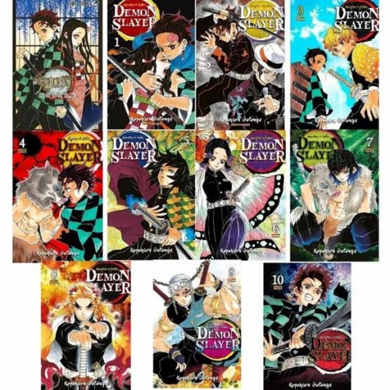 Mangá Demon Slayer - (Semi novo - não lacrado) | Shopee Brasil