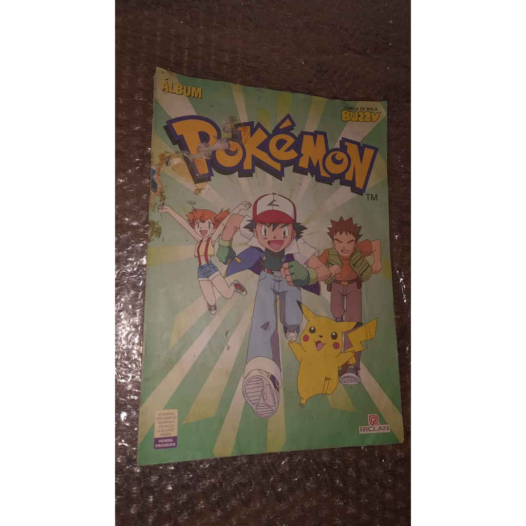 Álbum de Figurinhas Pokemon Buzzy Completo!!! | Shopee Brasil