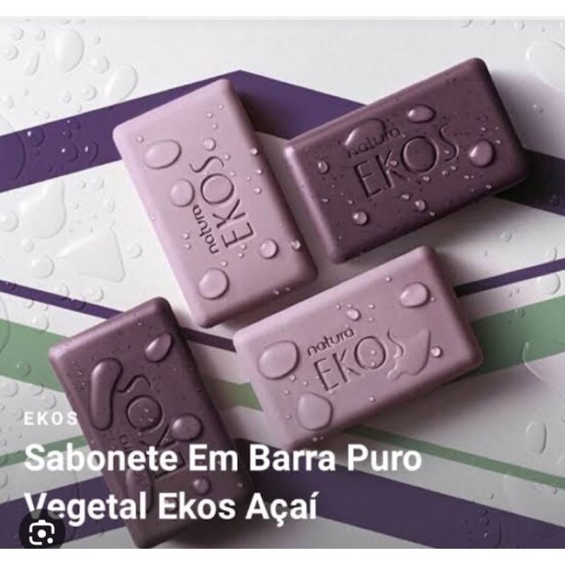 Sabonete Ekos Natura. Açaí. | Shopee Brasil