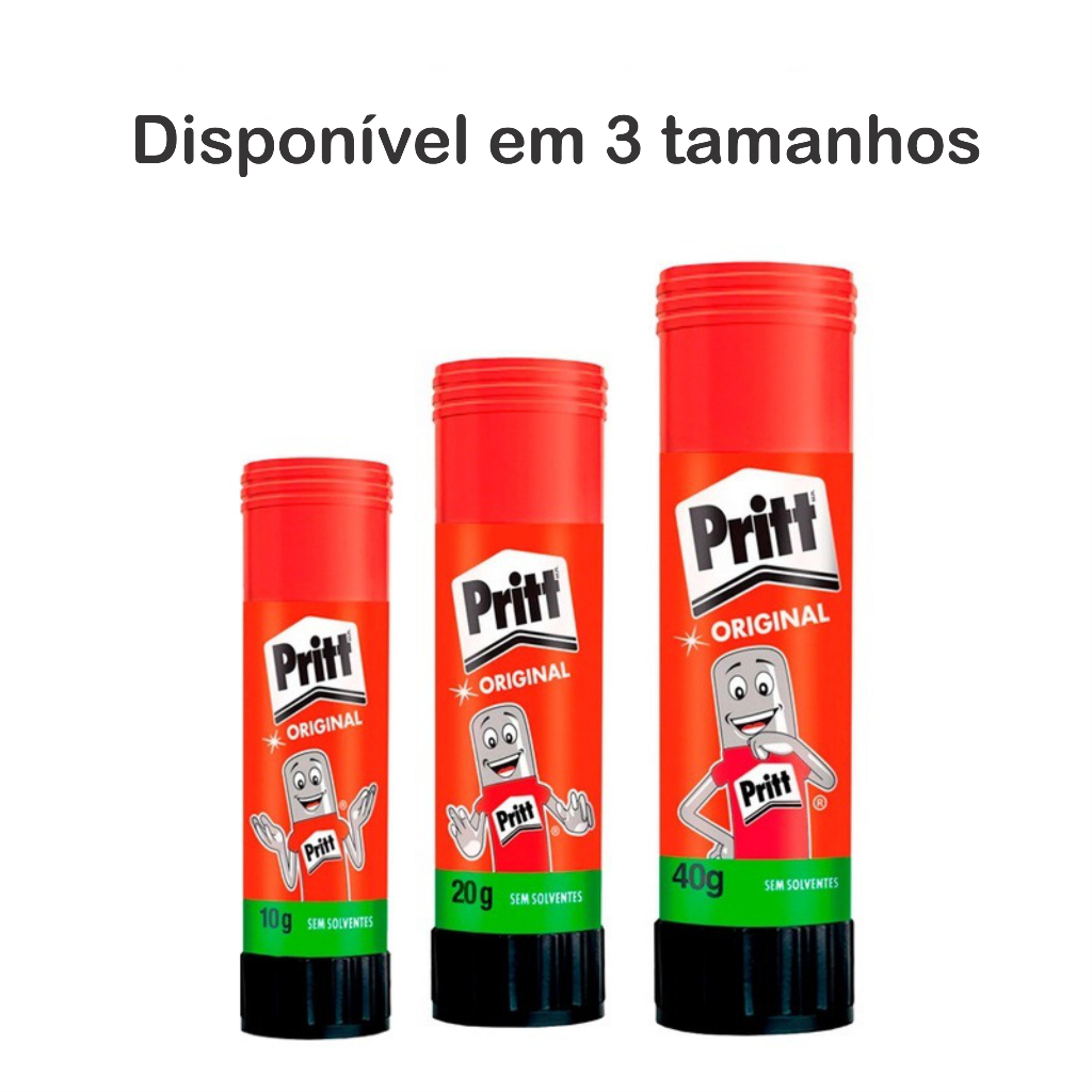Cola Bastão Pritt 10g / 20g / 40g | Shopee Brasil