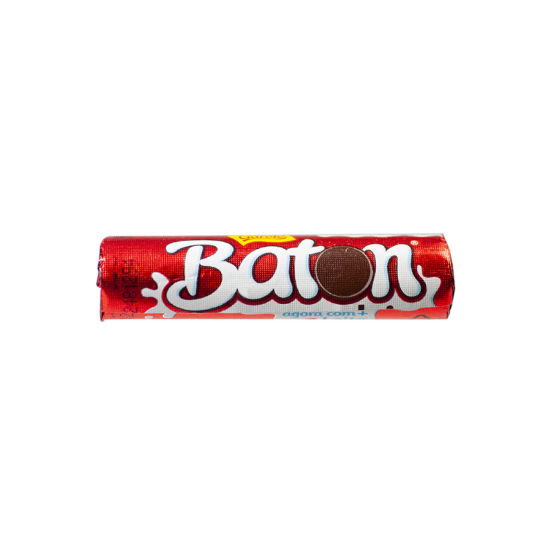 Chocolate Baton Ao Leite Duobranco Caixa Com 30 Unidades | Shopee Brasil