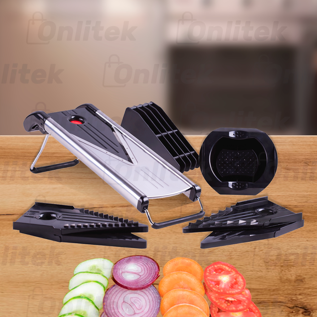 Mandolin Fatiador Ralador Inox Grande Profissional Hercules | Shopee Brasil