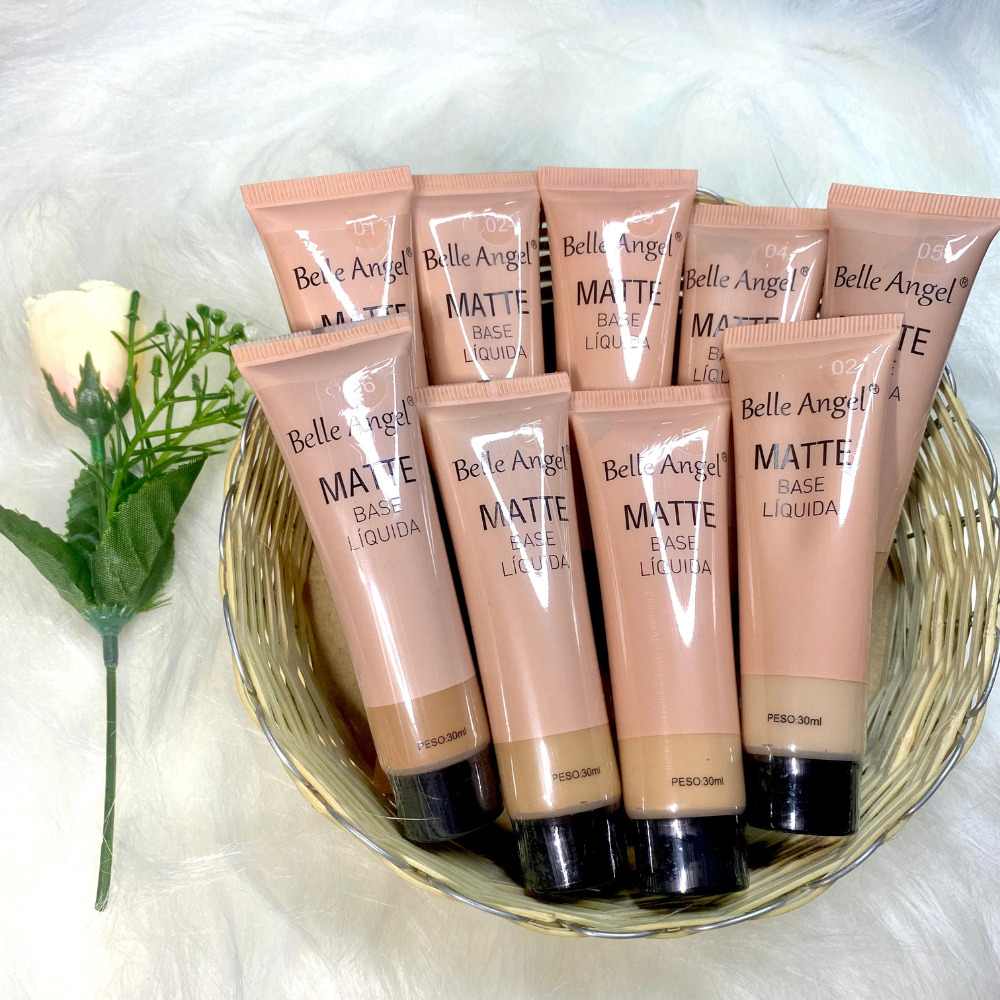 Base Liquida Efeito Matte - Belle Angel intense | Shopee Brasil