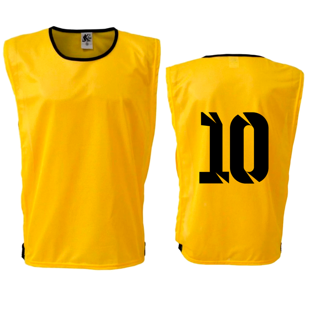 Colete de futebol e treinamento numerados (escolha seu número) | Shopee ...