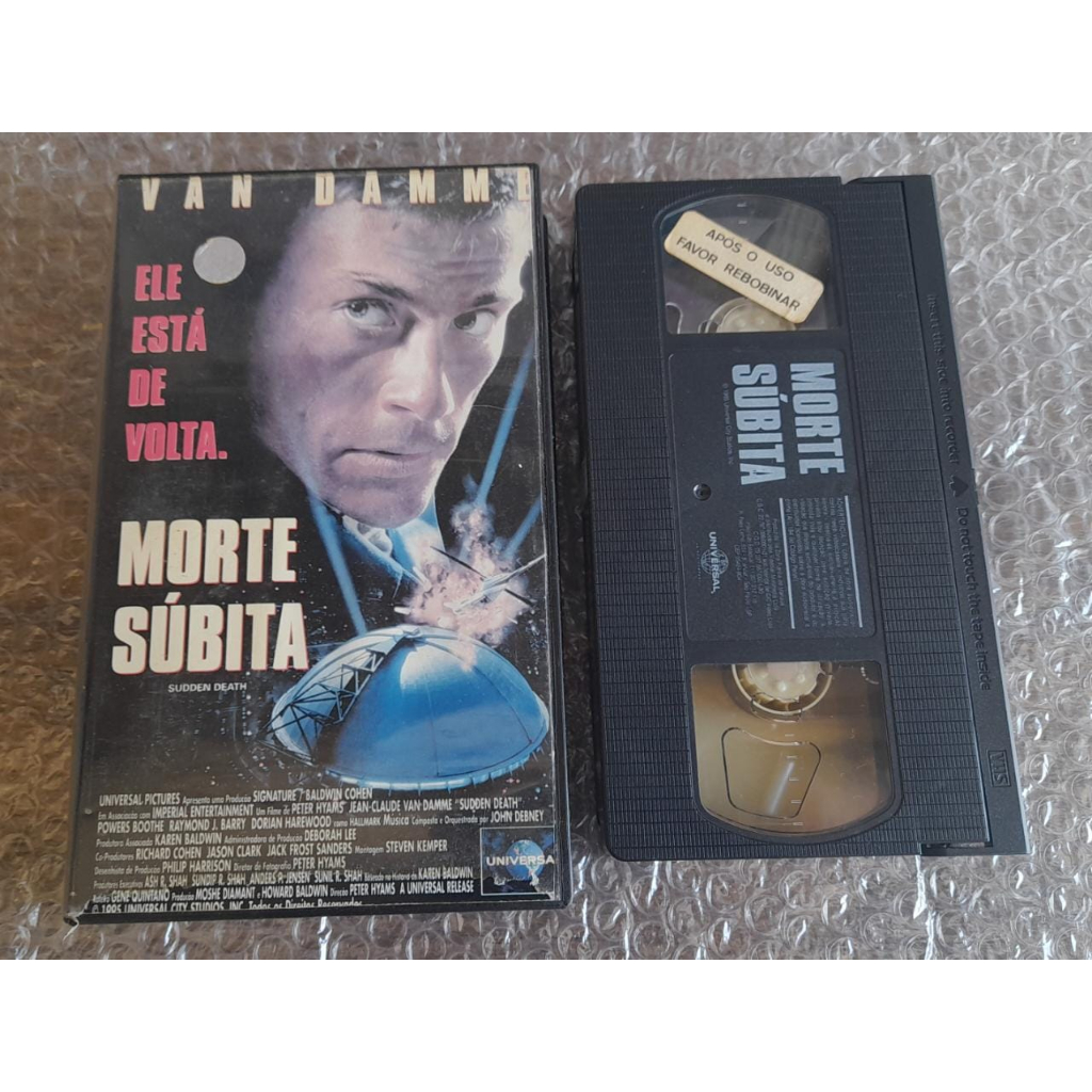 Morte Súbita Vhs Filme Fita Vhs Coleção | Shopee Brasil