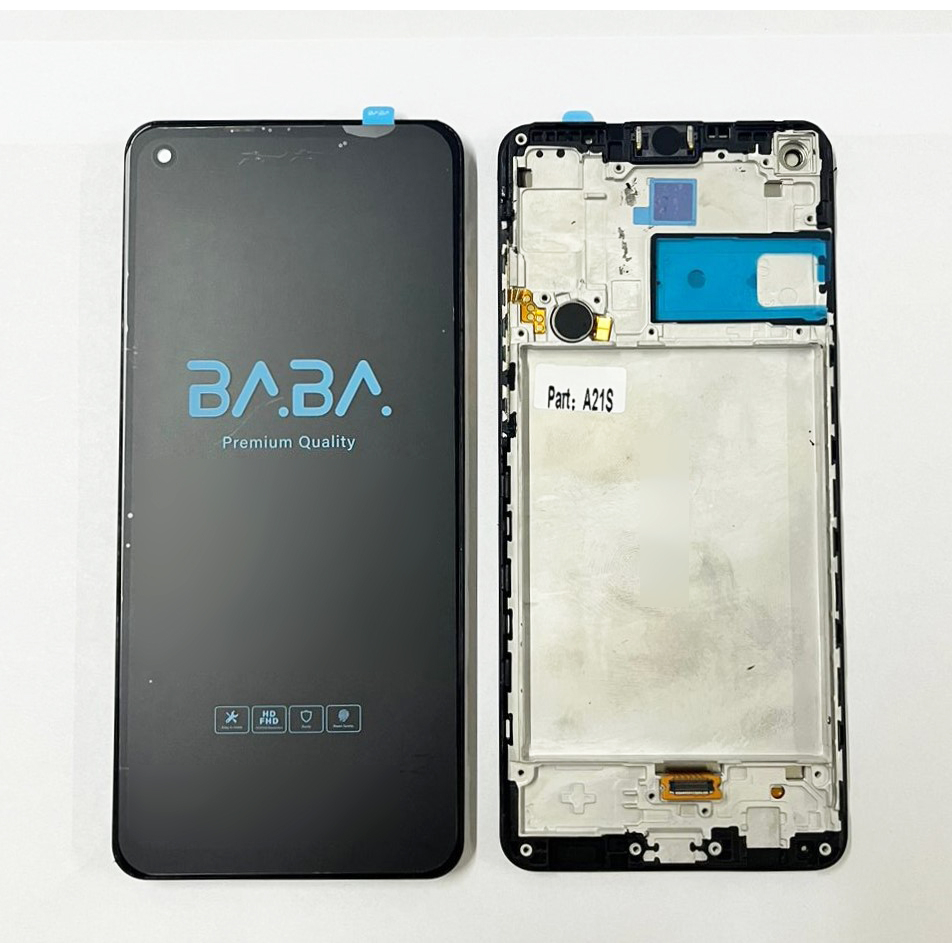 Frontal Tela Display Touch Galaxy A21s A217 Original PREMIUM Vivid Color C/ Aro, Flex Volume ...