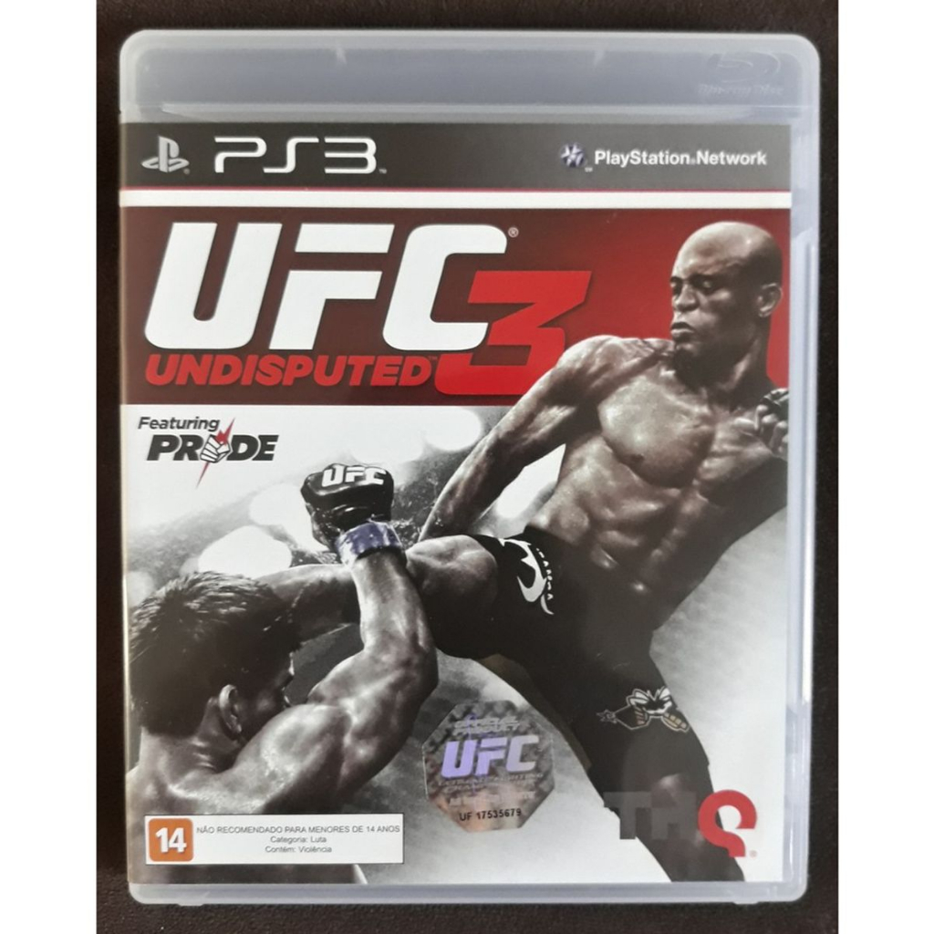 UFC 3 Undisputed PS3 Jogo Original Em Mídia Física Luta | Shopee Brasil