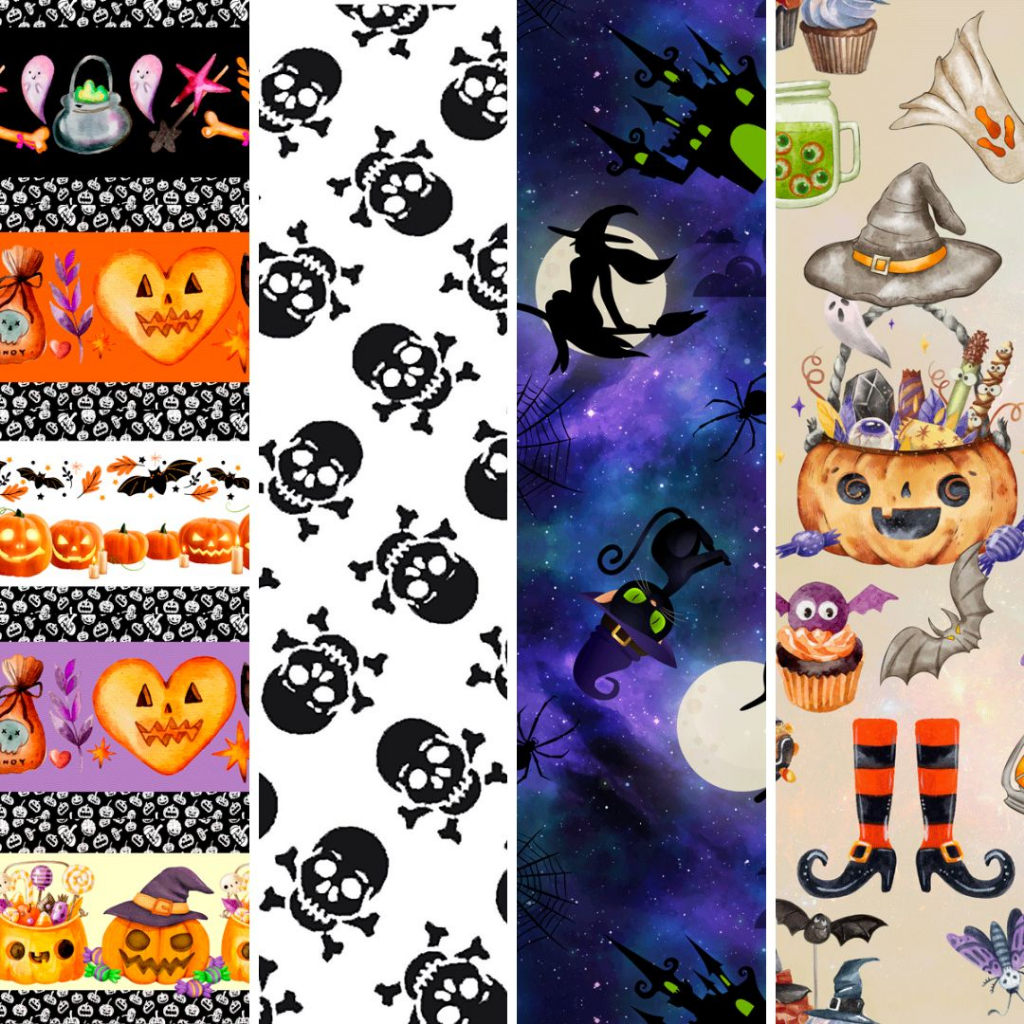 Tecido de Halloween | Tricoline 100% Algodão (50x150cm) | Shopee Brasil