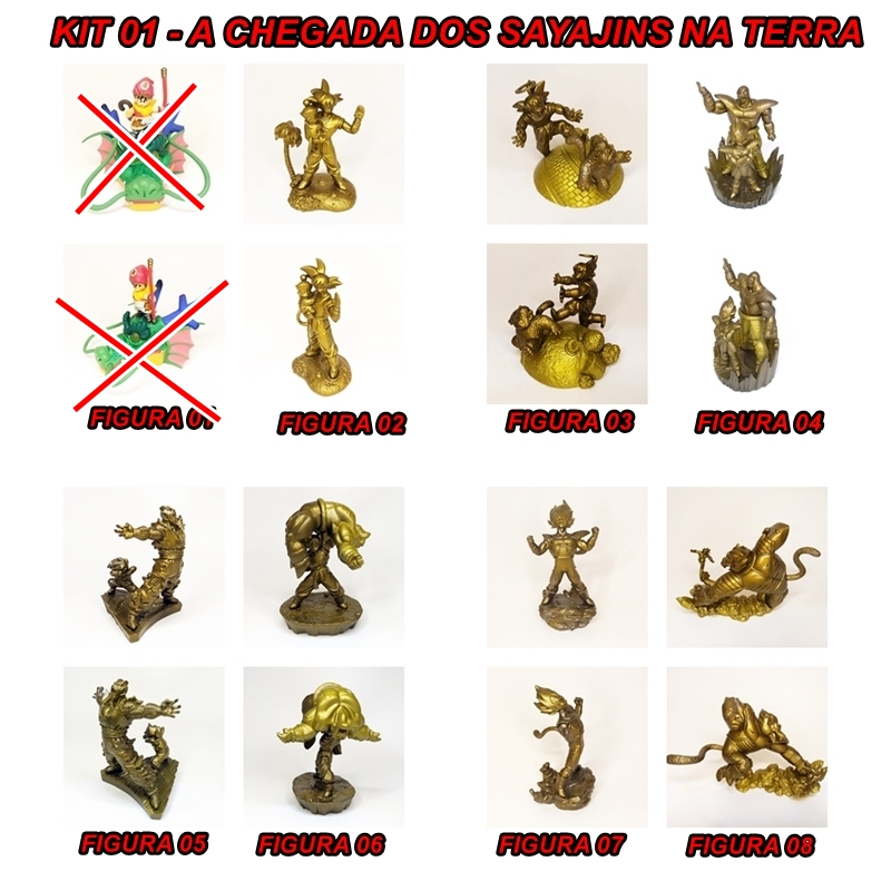 Gashapon Anime DRAG0N BALL Z Diorama Figure Action - "A Chegada dos ...