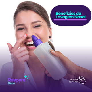 Limpador De Nariz / Lavagem Nasal Eficiente 250 ml Adulto de Alto Fluxo ...