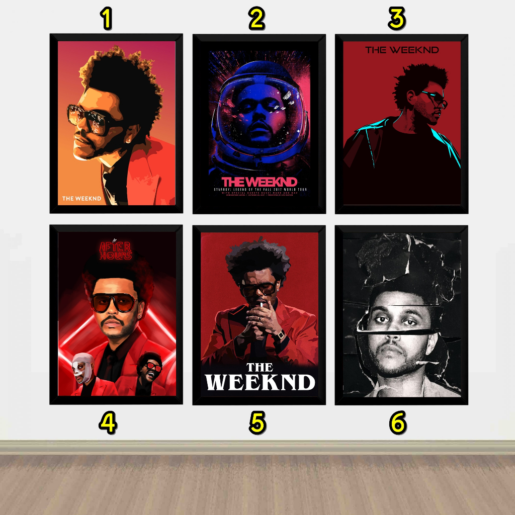 Quadro Decorativo The Weeknd Pop music | Shopee Brasil