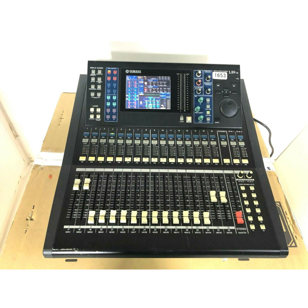 Yamaha LS9-16 Digital Mixing Console w/ Yamaha MY16-MD64 MADI Digital | Shopee Brasil