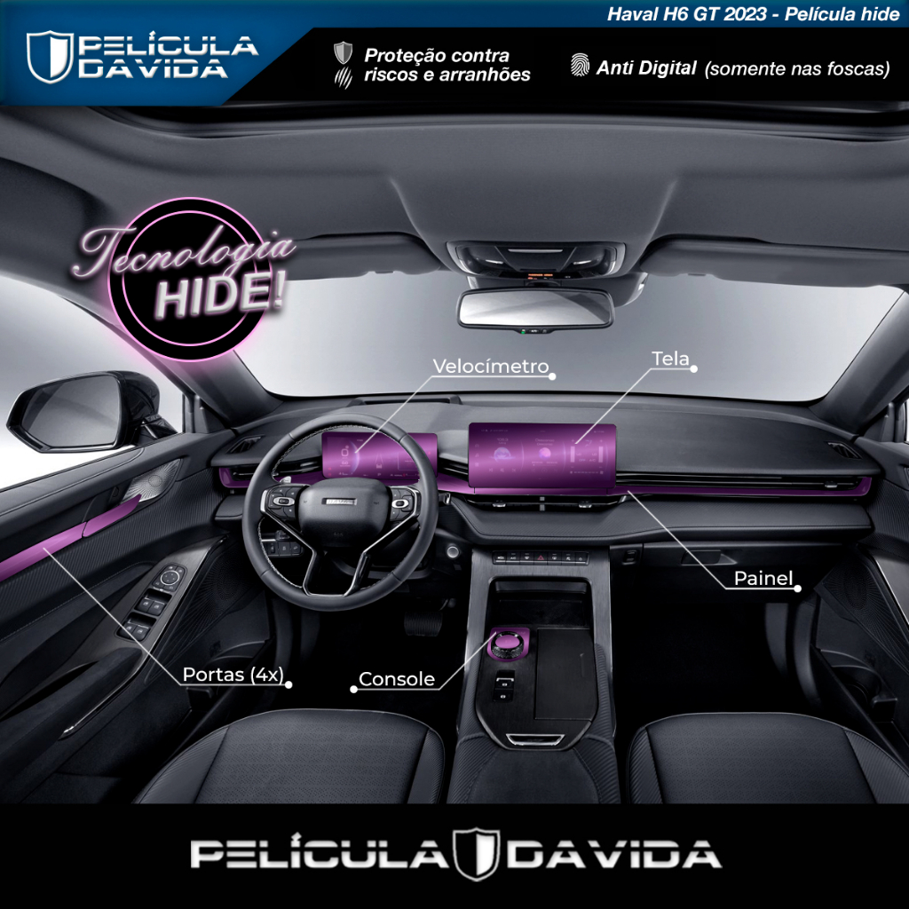 Película Proteção Hide Kit Full Haval H6 Gt 2023 | Shopee Brasil