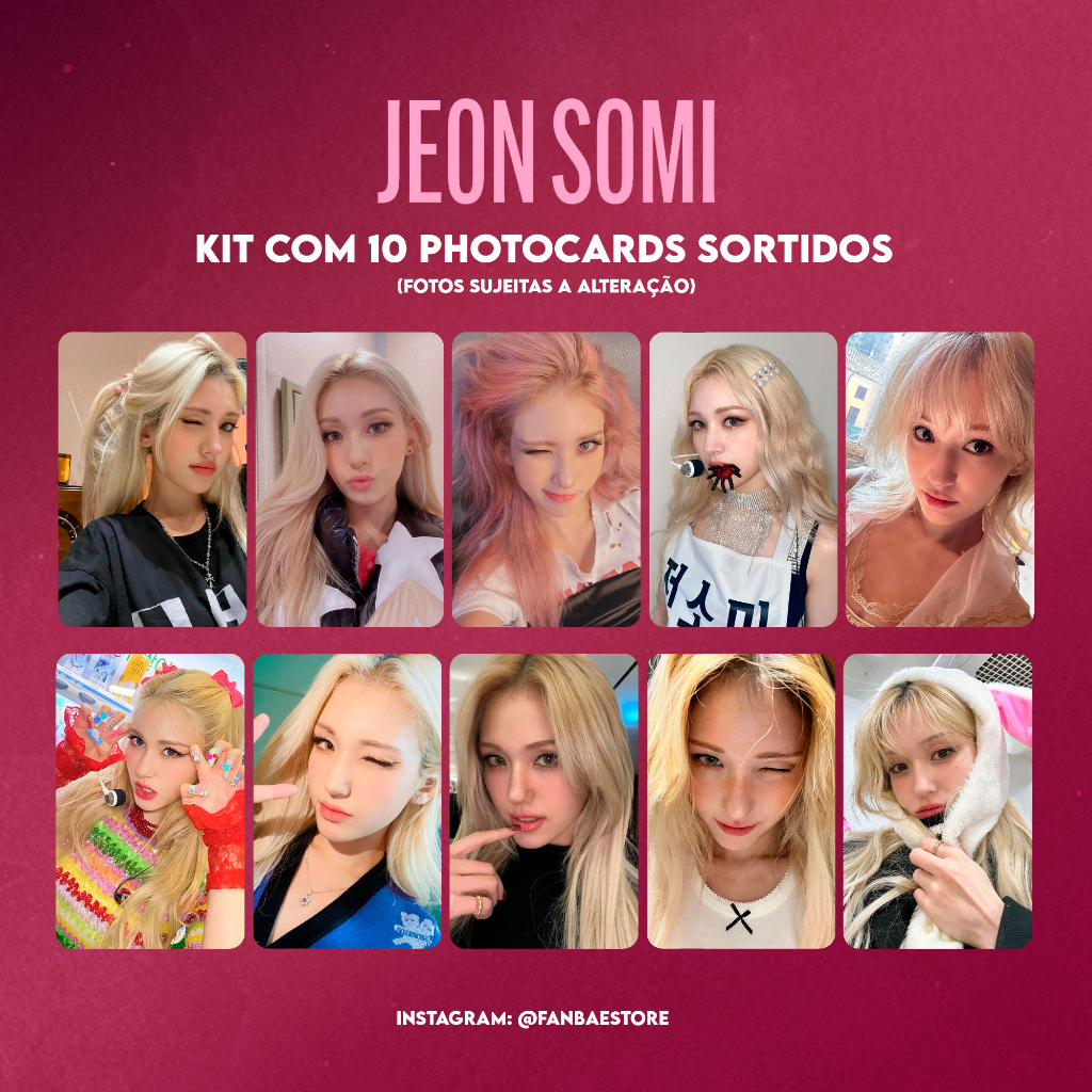 SOMI 10 Photocards Sortidos | Shopee Brasil