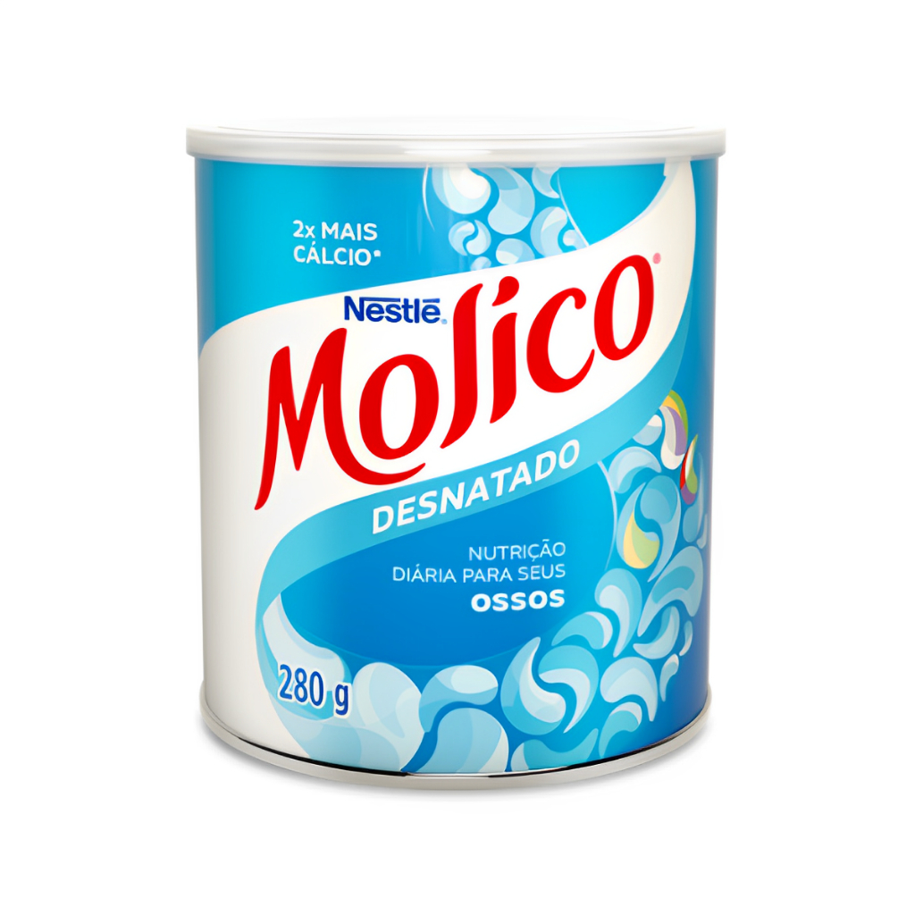 Leite Em Po Desnatado Molico Nestle Lata 280g Nutrição Diária Para Seus ...