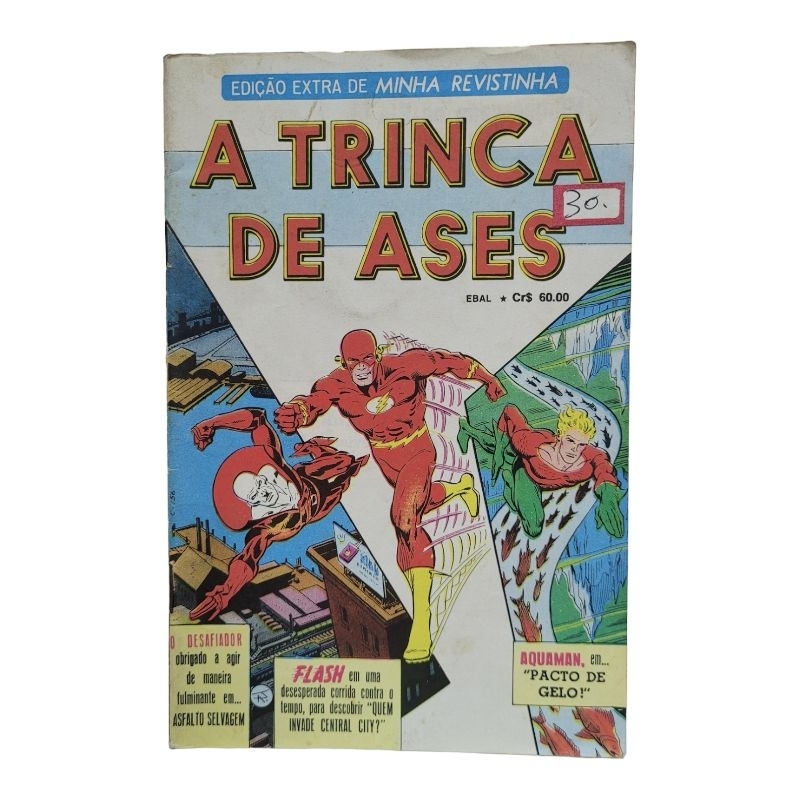 A Trinca de Ases (Gibi - Ano 1981) Editora Ebal | Shopee Brasil