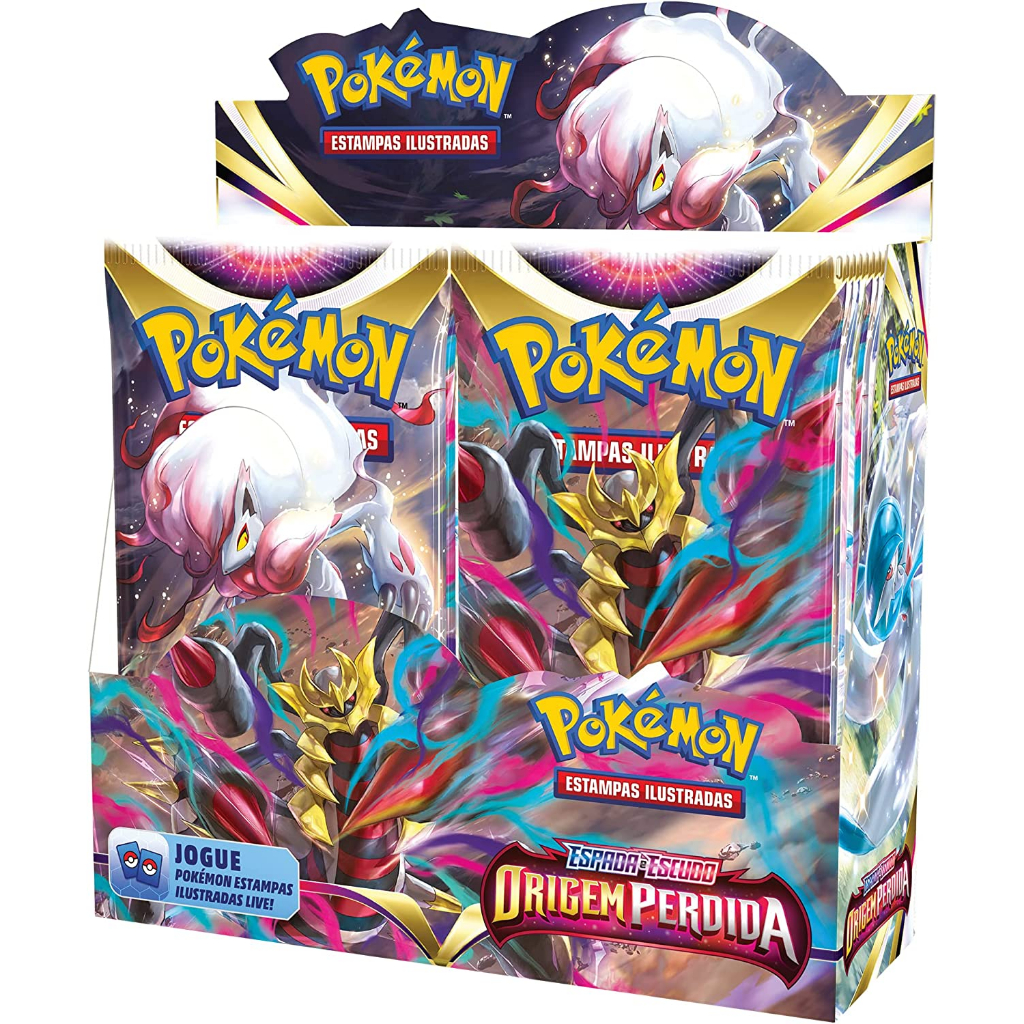Pokemon Booster Box Display Espada e Escudo Origem Perdida | Shopee Brasil