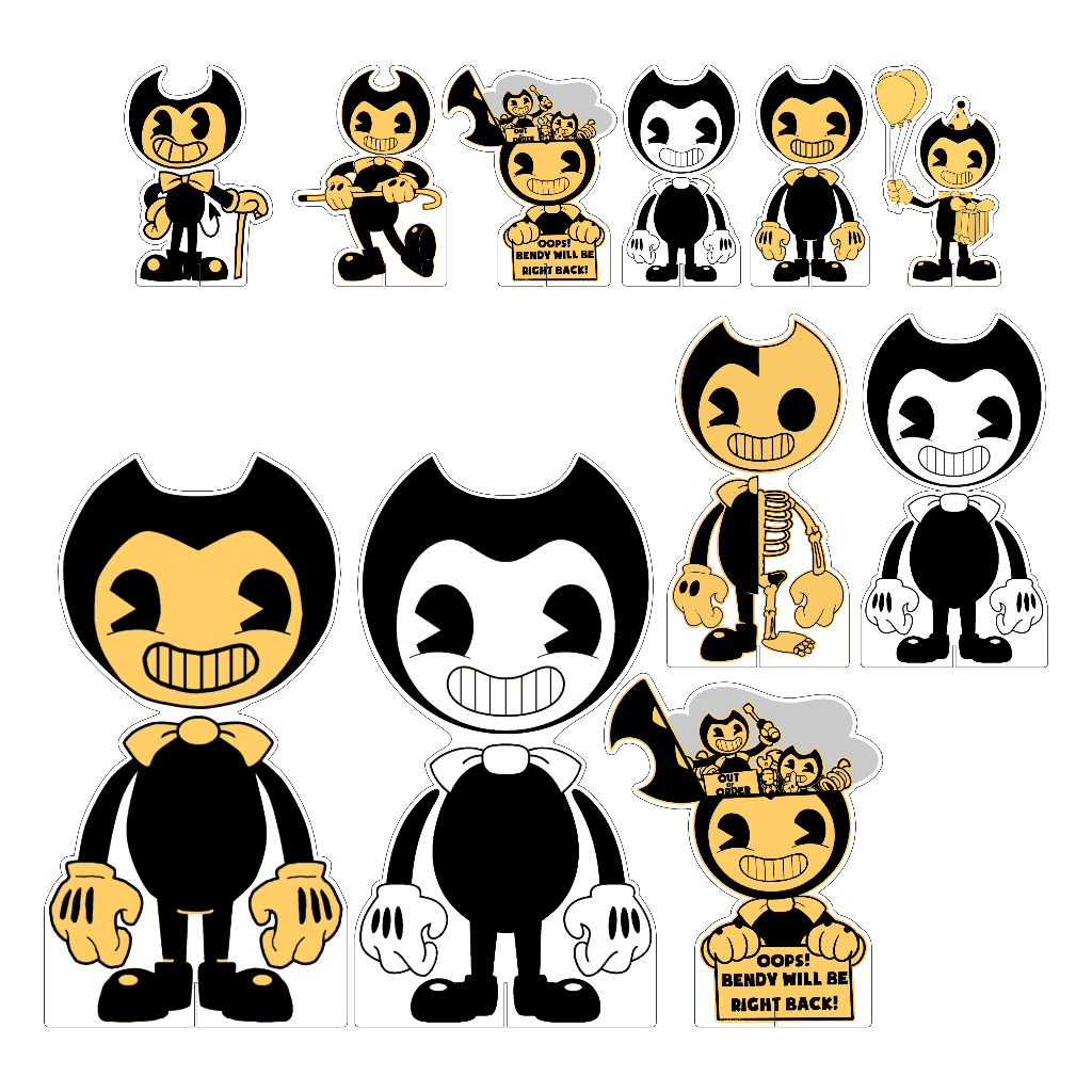 Kit Display Festa Infantil Bendy | Shopee Brasil
