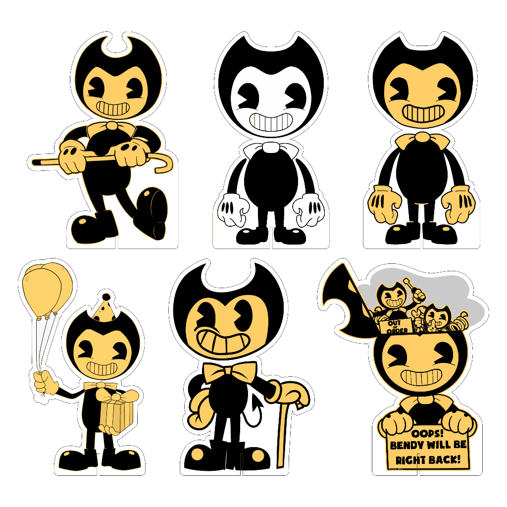 Kit Display De Mesa Festa Infantil Bendy | Shopee Brasil